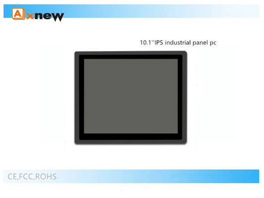 Fanless Flat True Industrial Touch Panel PC 10.1'' Capacitive IP55 Front 350cd/m2